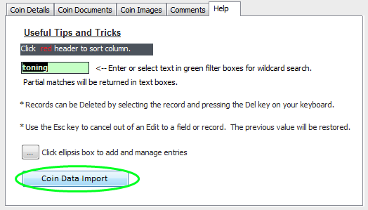 Coin Catalog Pro™ - Importing Coin Collection data from Excel-based ...